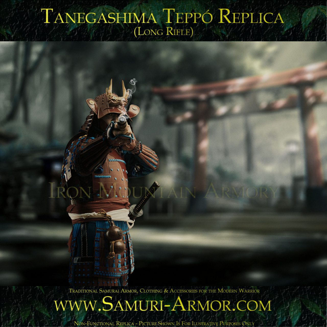 Tanegashima Teppo (rifle): Samurai Matchlock Replica Rifle